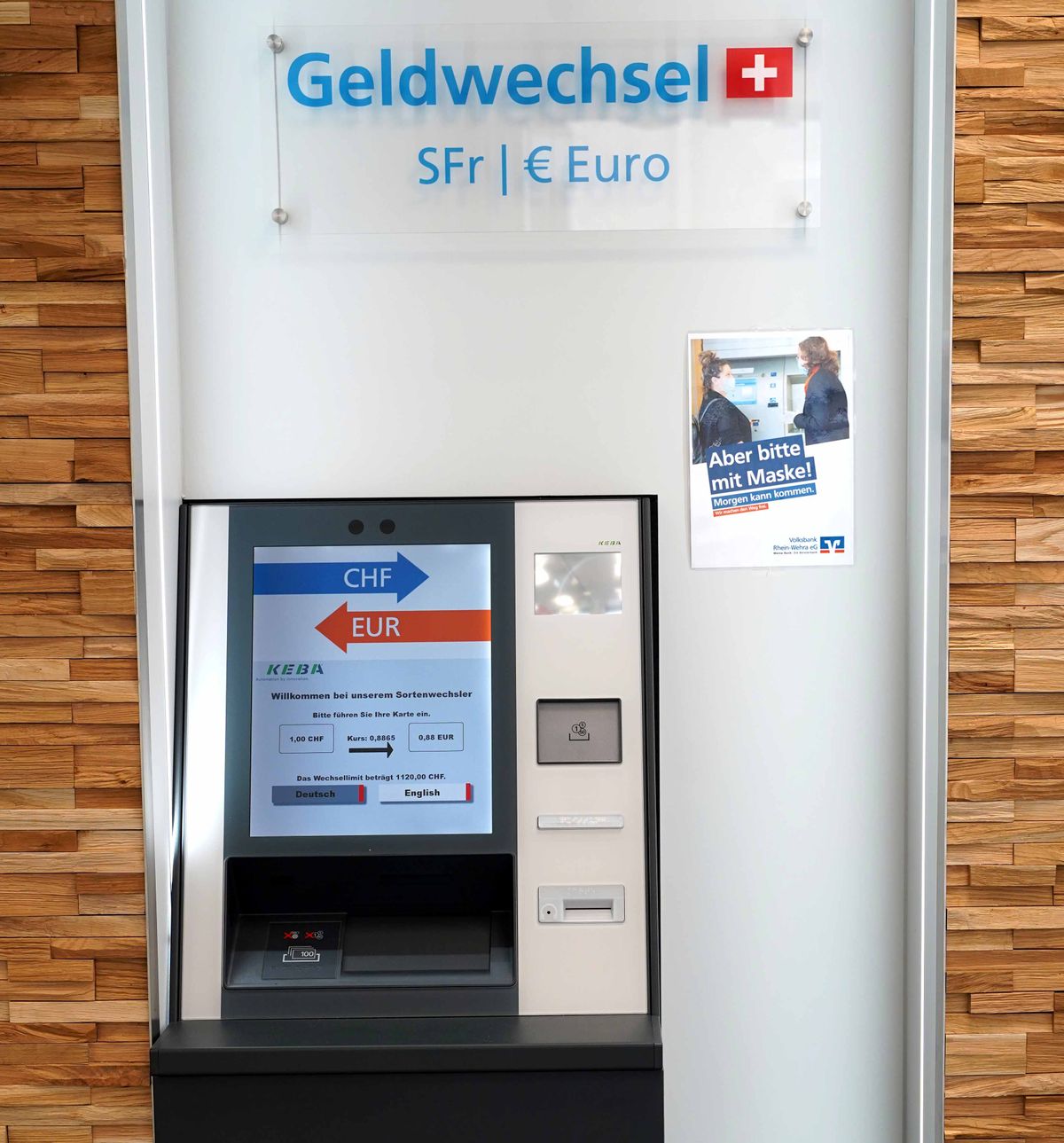 KEBA cash recycler functions as self-service currency exchange ATM | KEBA