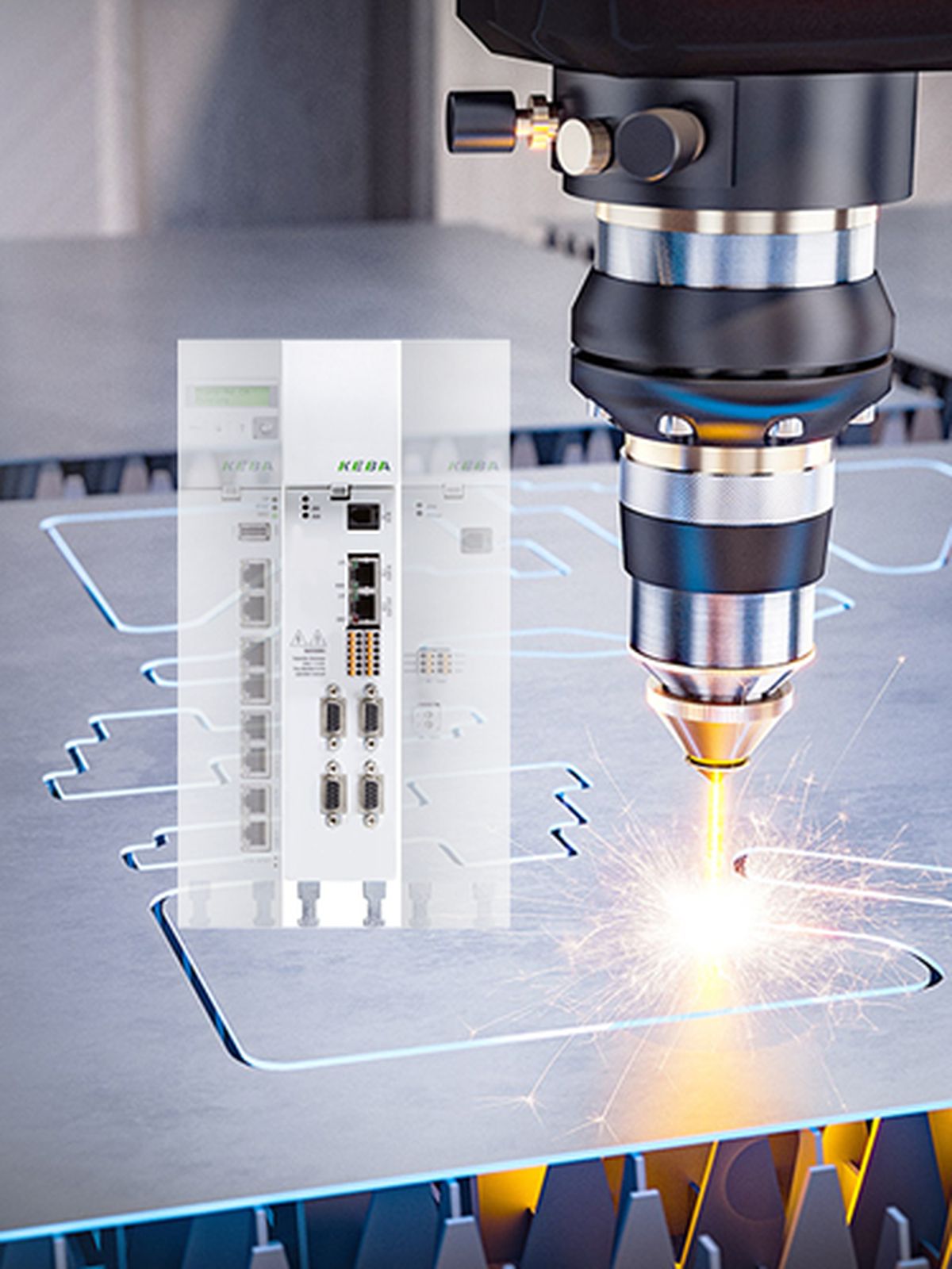 精度为 20 ns 的精密激光控制 | KEBA