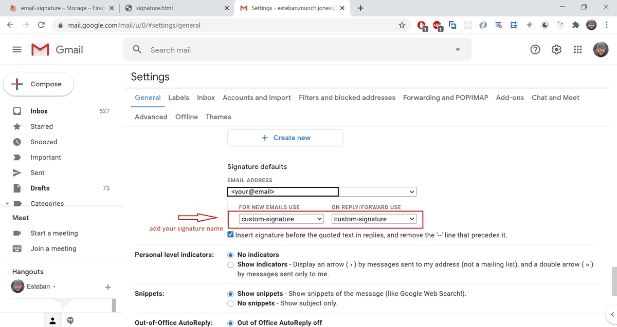 Create a Custom HTML + CSS Email Signature