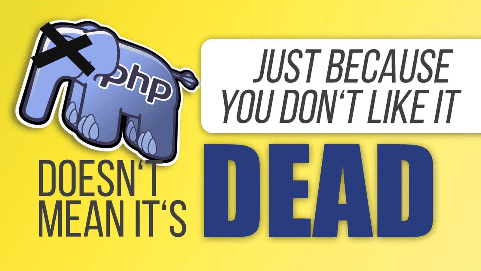 Is PHP Dead?
