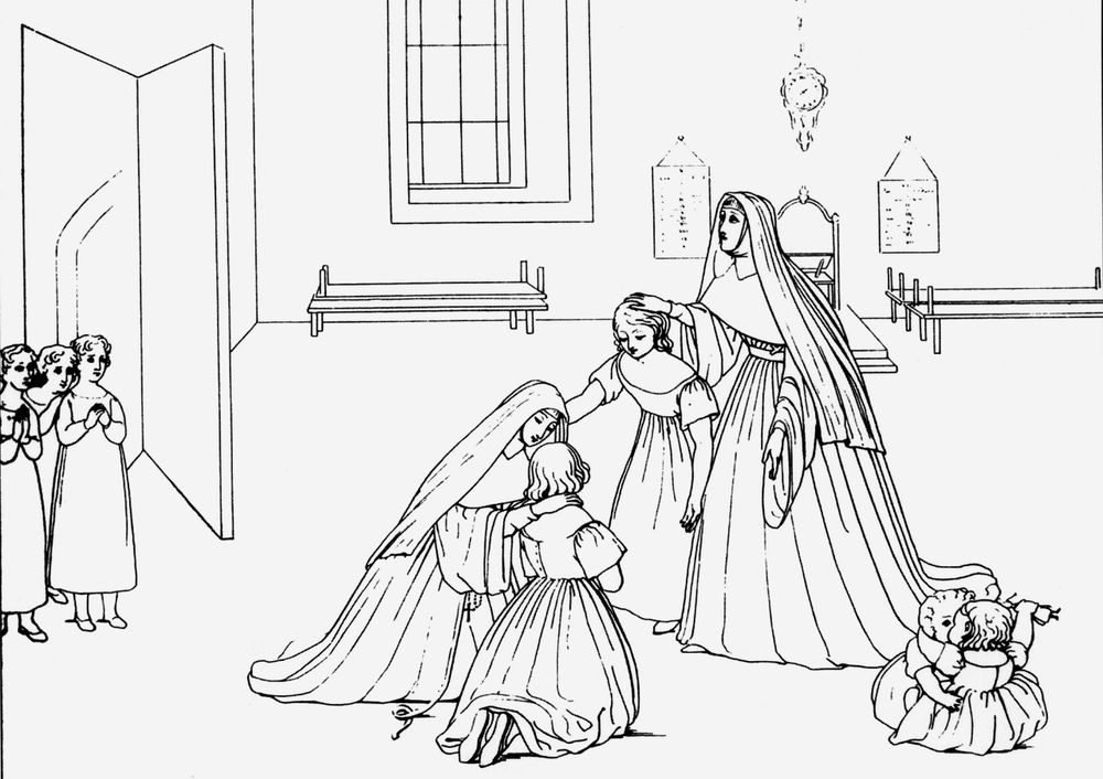 corporal works of mercy drawings