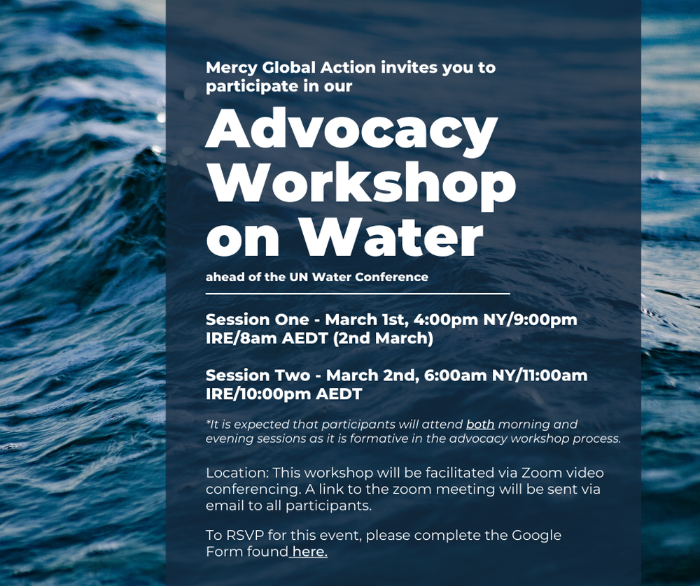 Advocacy Workshop: Water | Mercy World