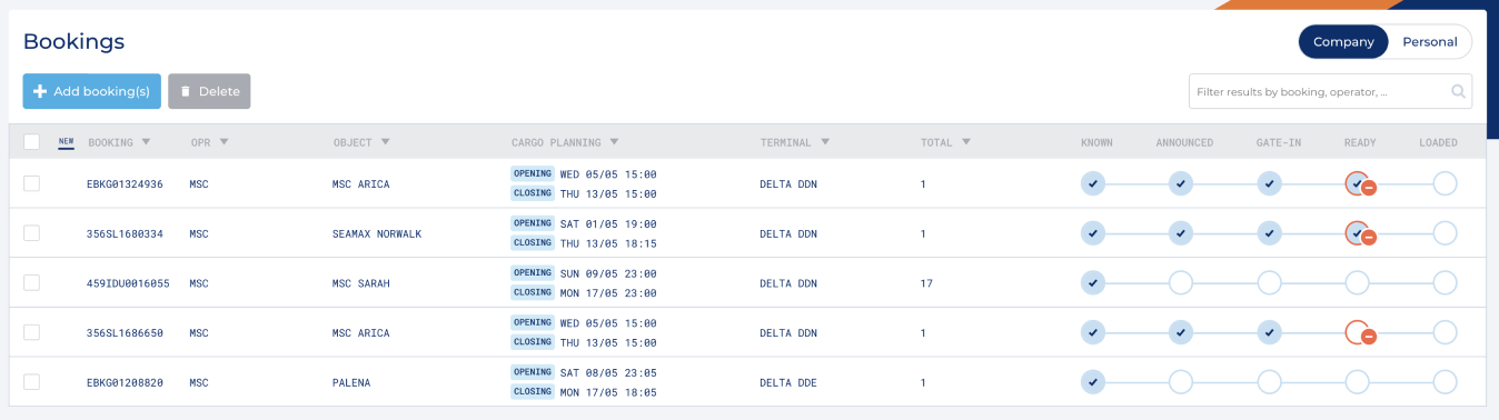 My Bookings - Help Center