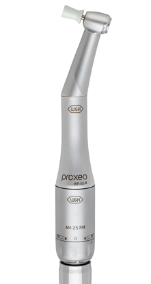 Prophylaxis contra-angle handpiece with 2.35 mm push-button chucking ...