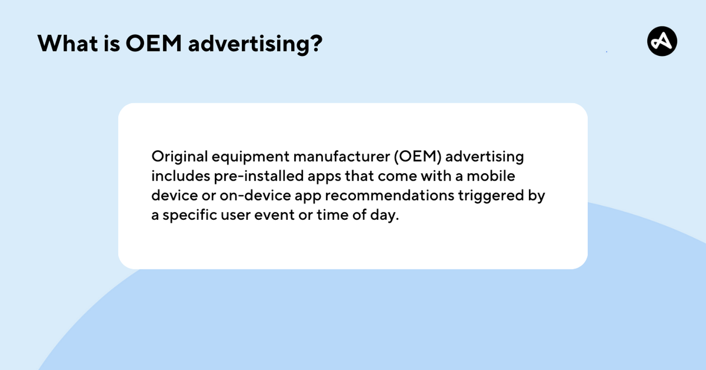 What is OEM advertising? | Adjust