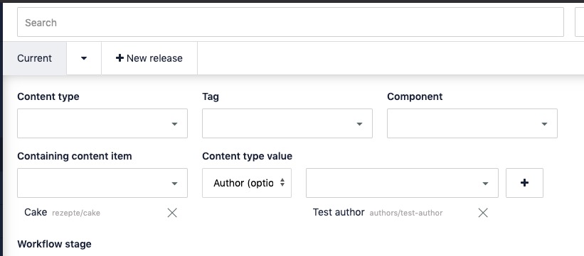 Improved content filters | Storyblok
