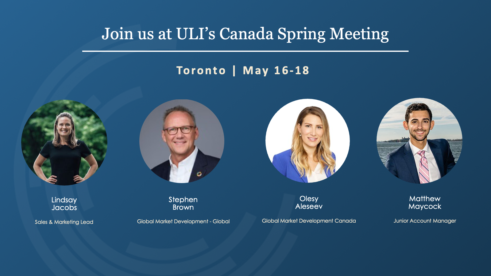 ULI Canada Spring Meeting | Events | WELL International WELL Building ...