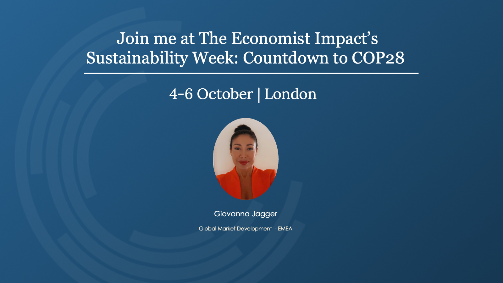 Sustainability Week: Countdown to COP28 | Events | WELL International WELL Building Institute