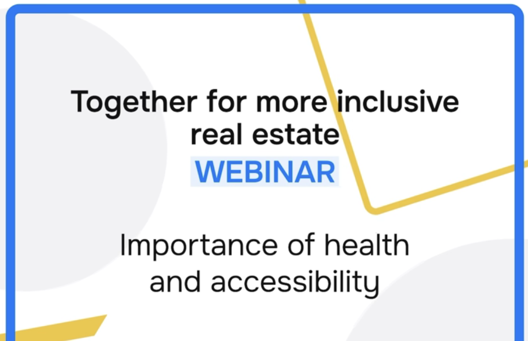 Recognizing strategies to deliver more accessible and inclusive real ...