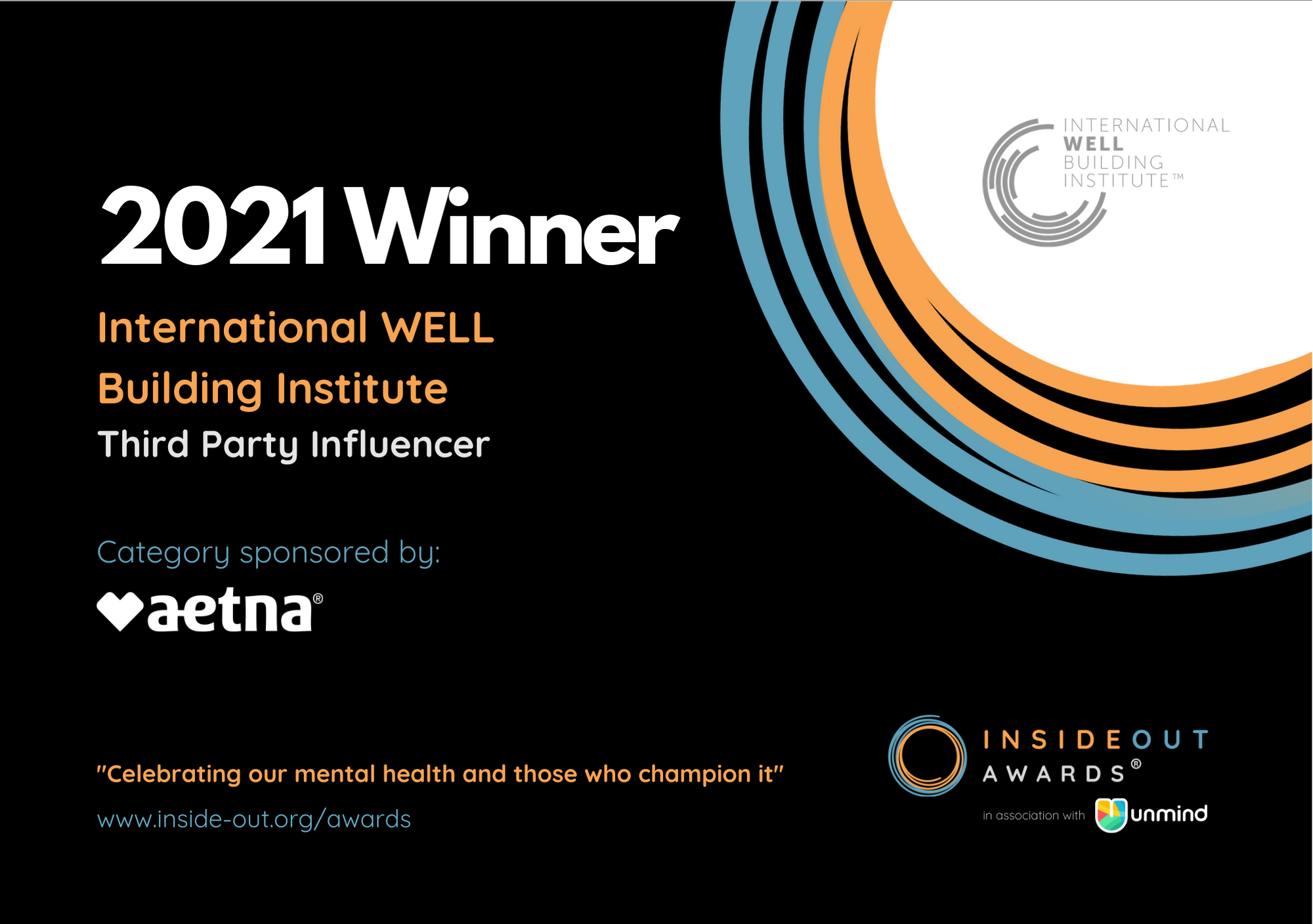 IWBI is Awarded an InsideOut Mental Health Award | PressReleases | WELL ...