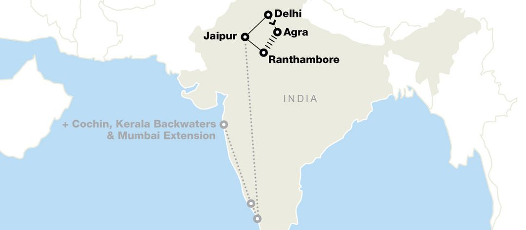 Map Of India Showing Mumbai