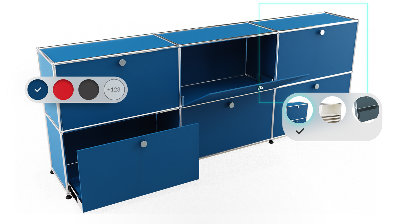 Roomle: Plattform für visuelle 3D/AR Produkt-Konfiguration