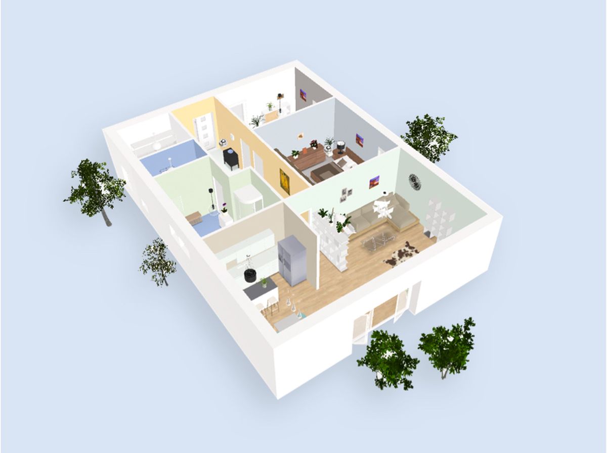 Free, intuitive 3D room planner - Roomle