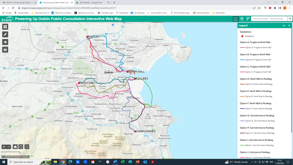 Eirgrid Route Options for Cable | LoveClontarf.ie