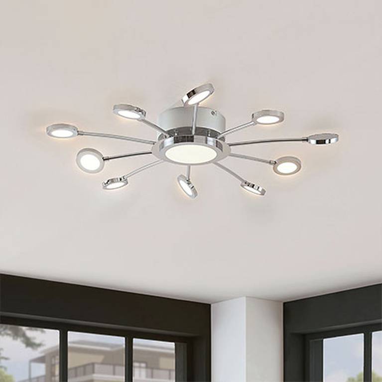 Chrome Ceiling Lights | Lights.co.uk