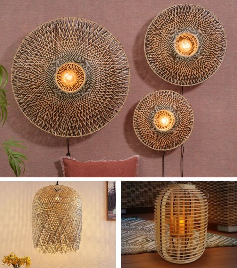 Natural Material Lighting | Lights.co.uk