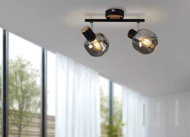 Smoked Glass Lamps & Smoked Glass Lights | Lights.ie