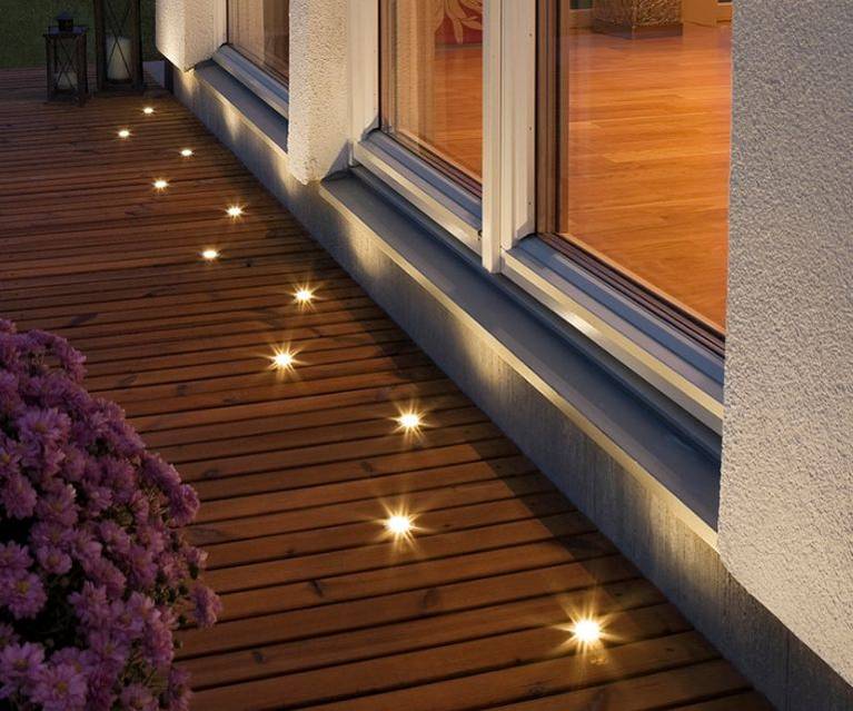 Erstaunlich Led Terrassenbeleuchtung Boden Fotos