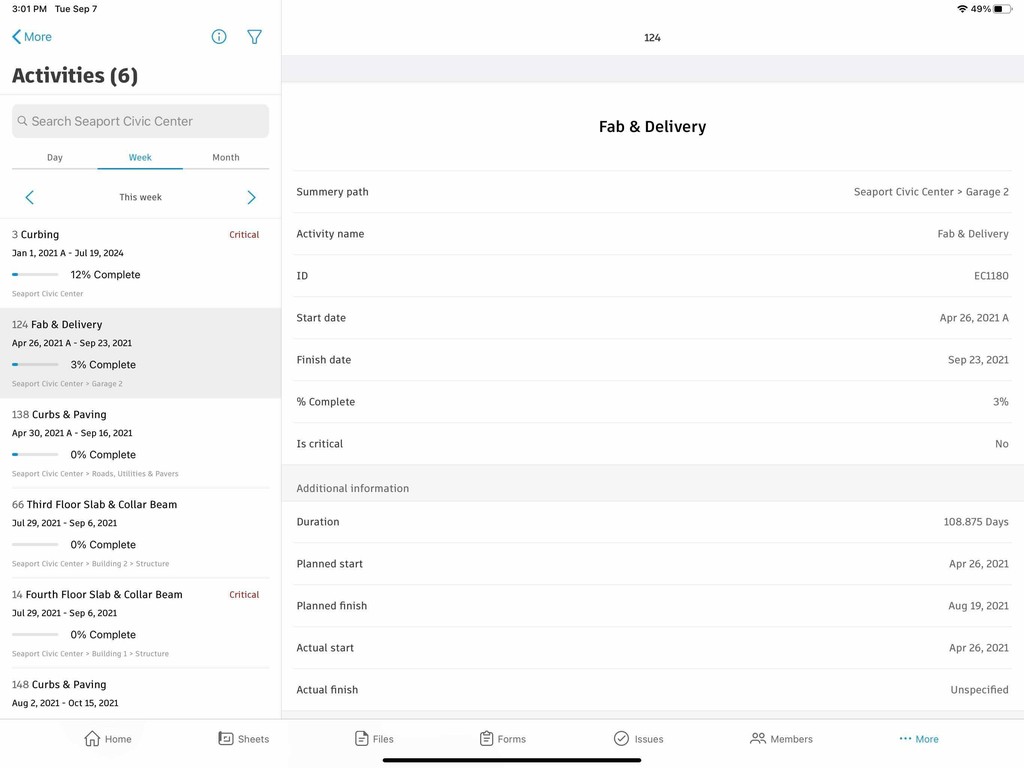 Construction Project Schedules | Autodesk Construction Cloud