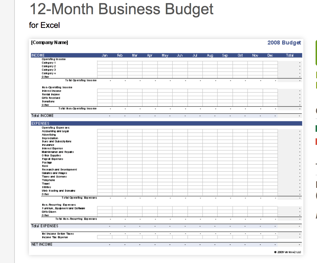 7 Free Budget Templates For Small Businesses Fundbox 7 Free Budget Templates For Small Businesses Fundbox