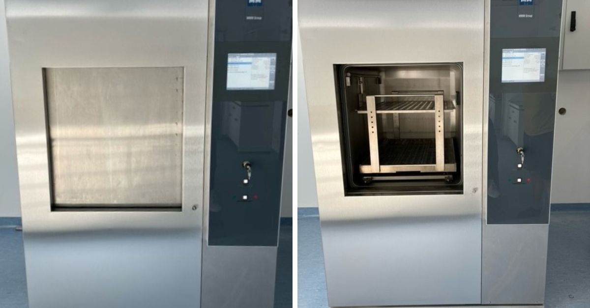 Installation of a high-end autoclave for all our reprocessing and ...