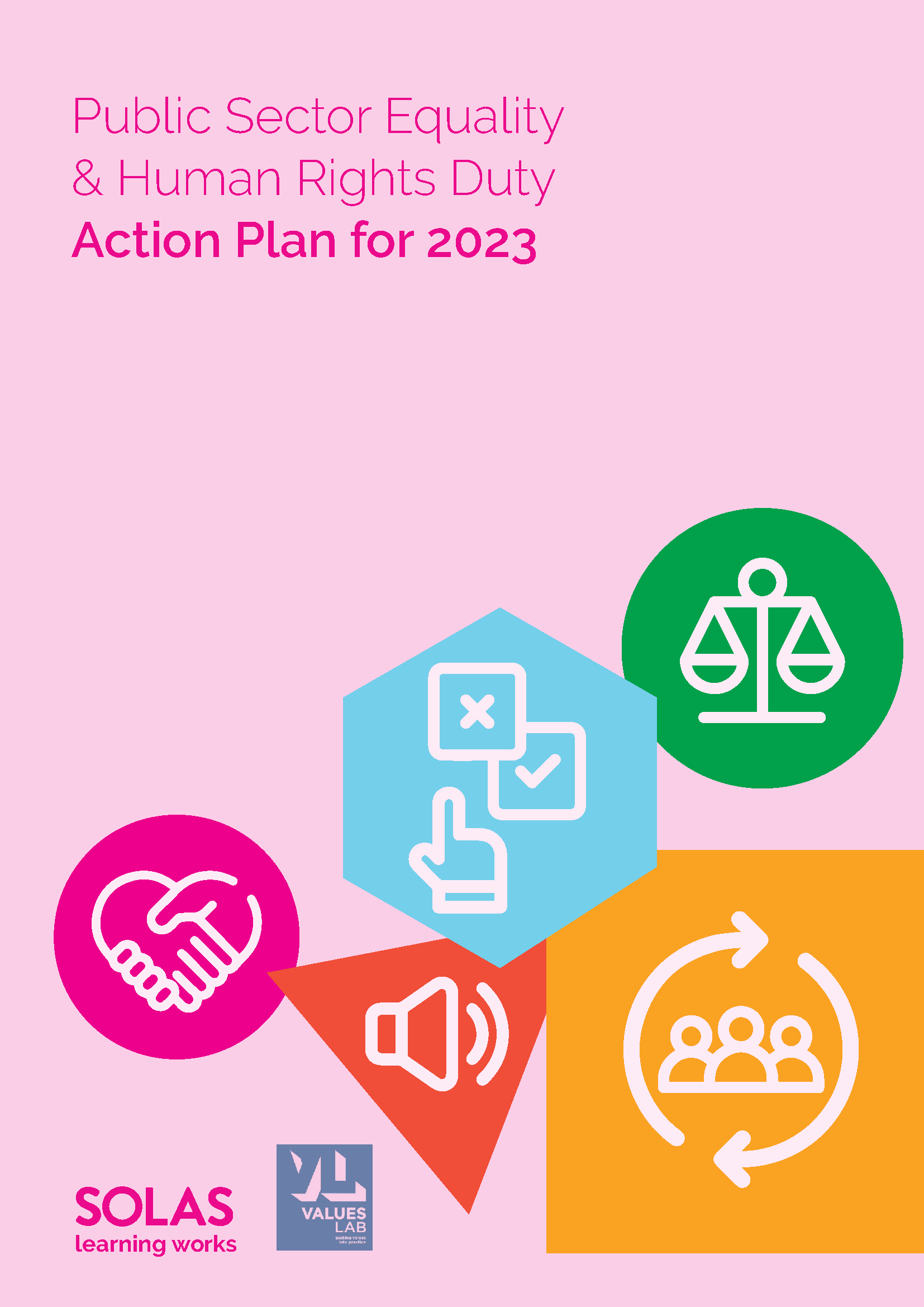 Solas | Learning Works | SOLAS and The Public Sector Equality and Human Rights Duty