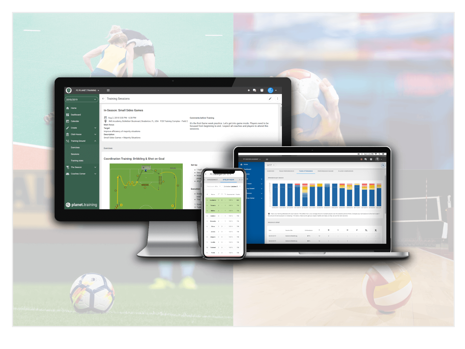 App for sports coaches | planet.training