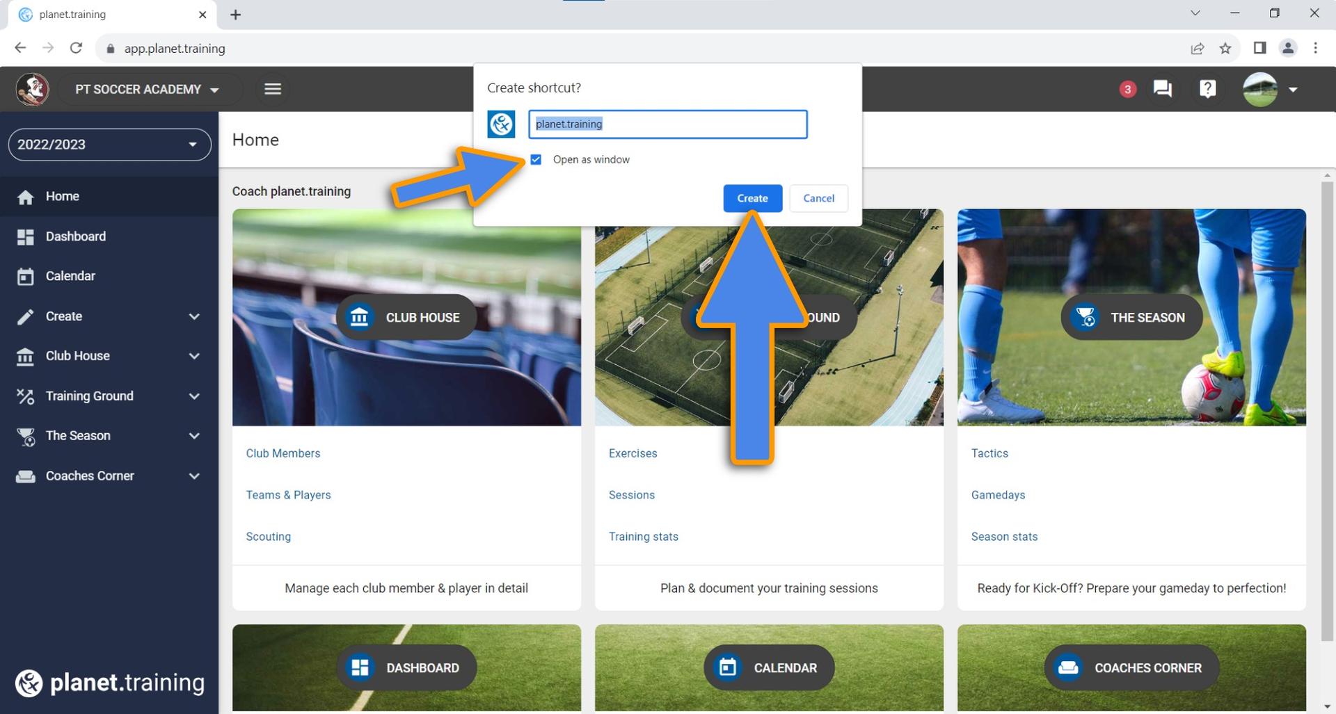 Installation of Windows app (Desktop)