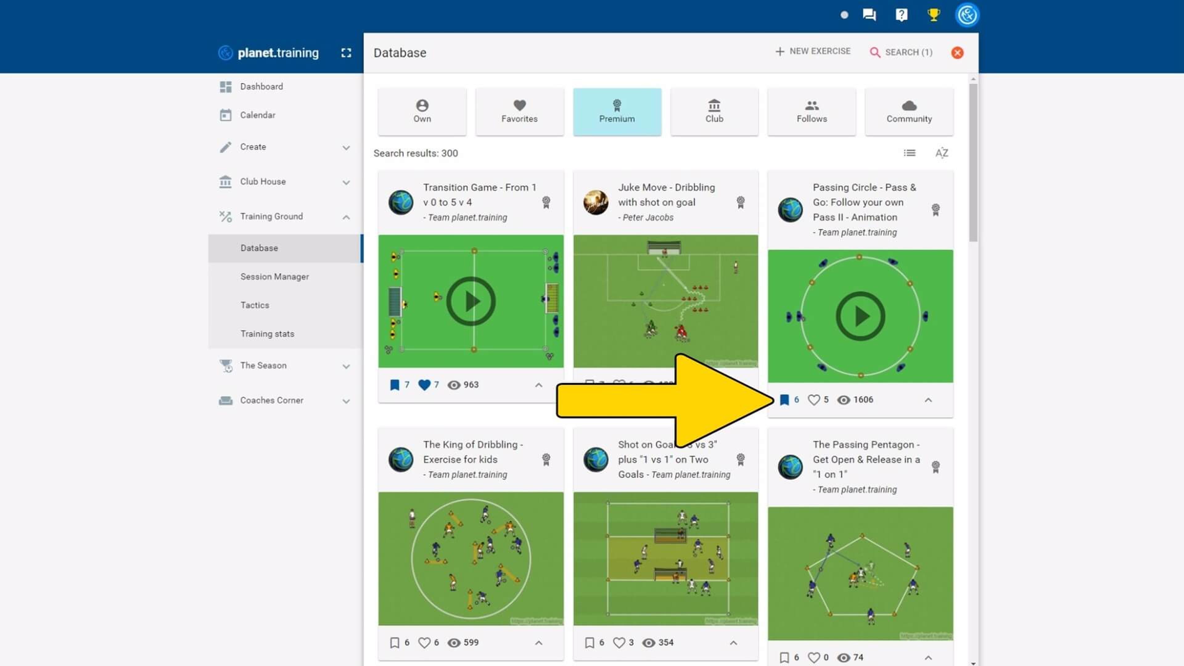 Create exercise collections