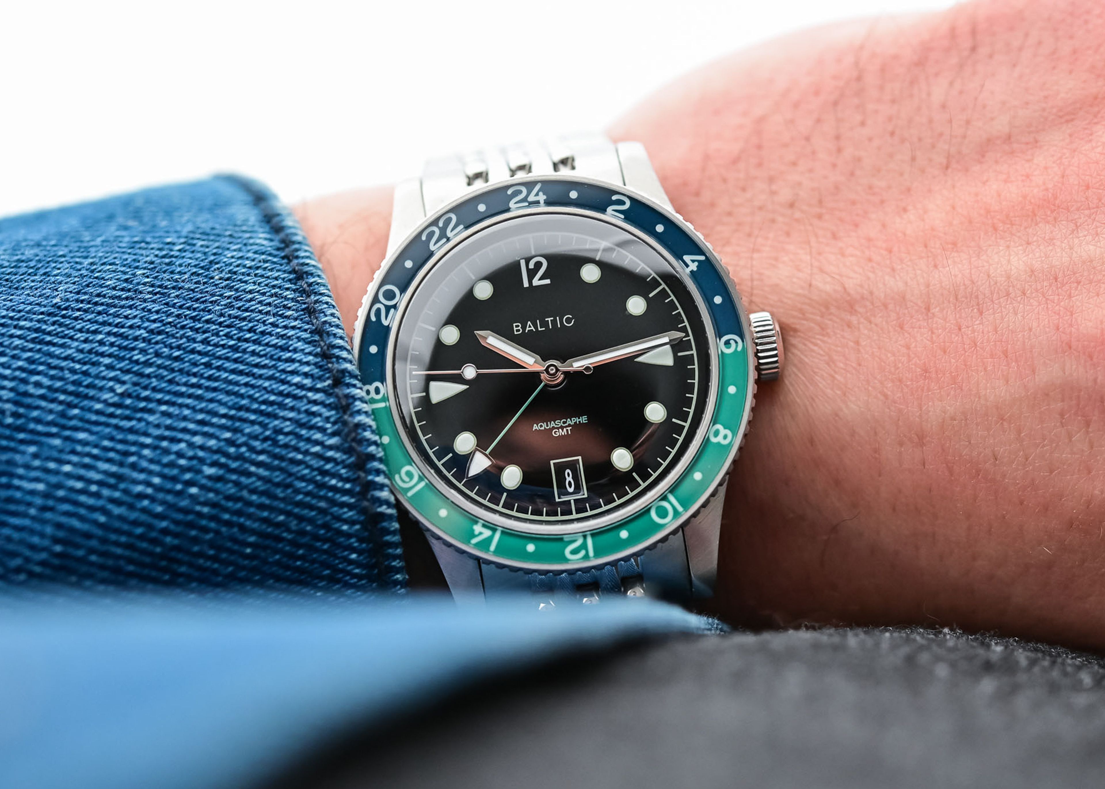 Aquascaphe GMT Grey - Baltic Watches