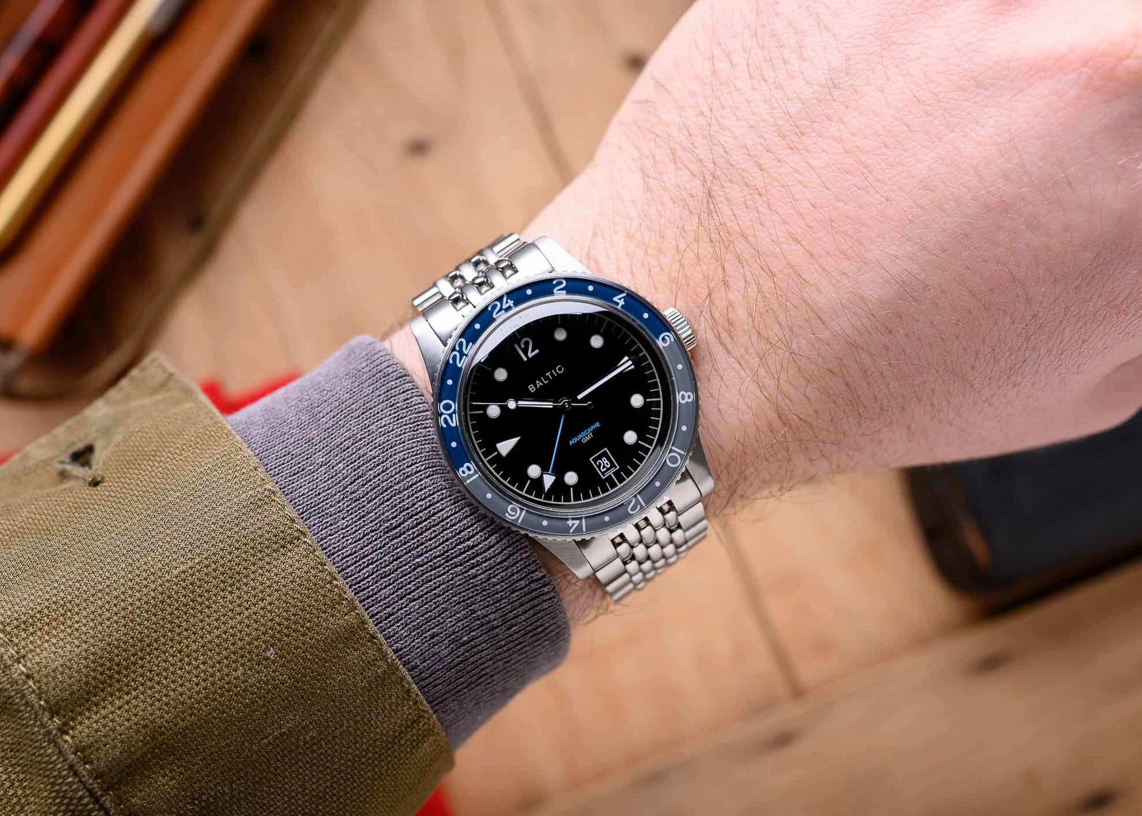 Aquascaphe GMT Grey - Baltic Watches