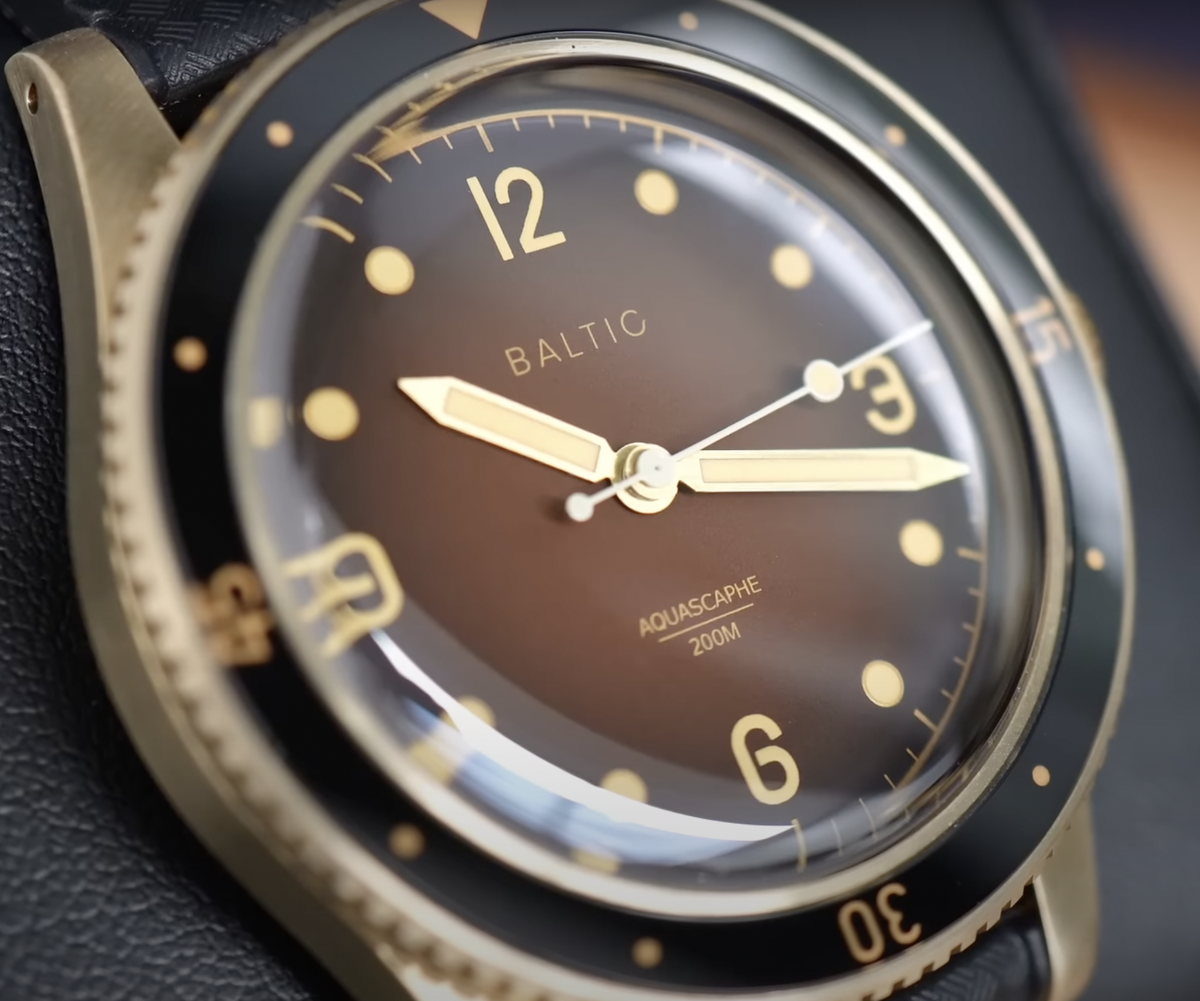 Aquascaphe Bronze Brown - Baltic Watches
