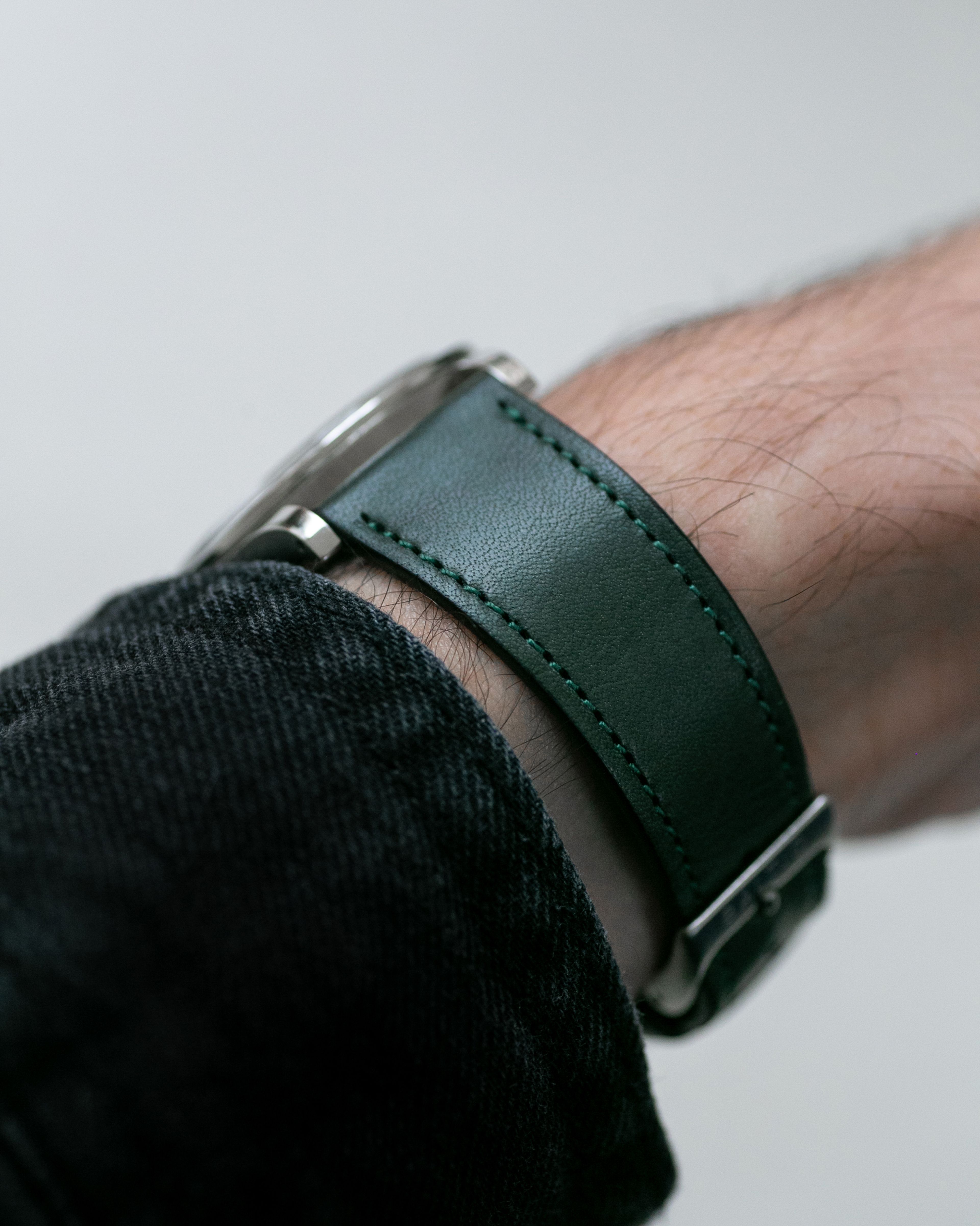 Stitched Strap Navy Blue - Baltic Watches