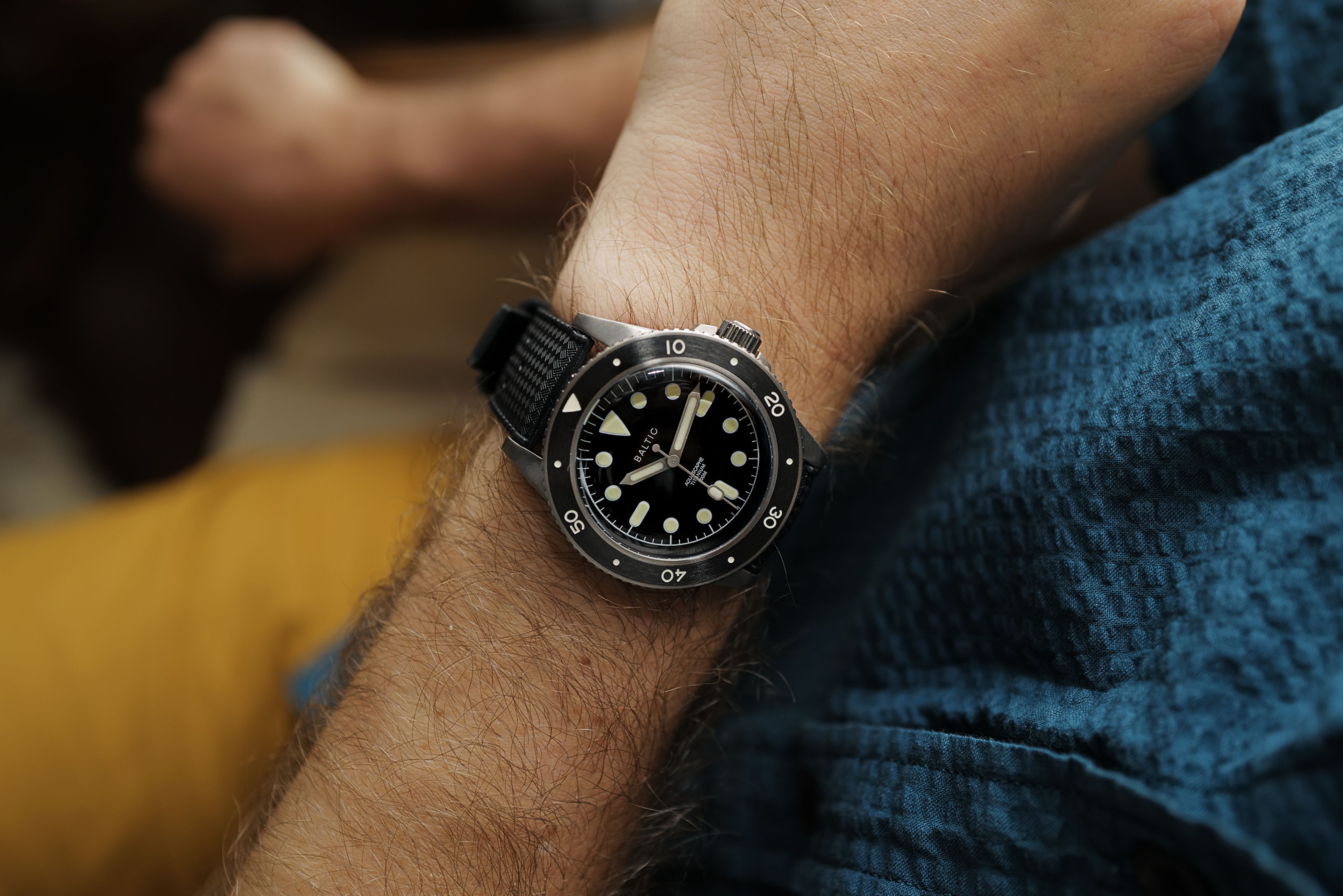 Aquascaphe Titanium Black - Baltic Watches