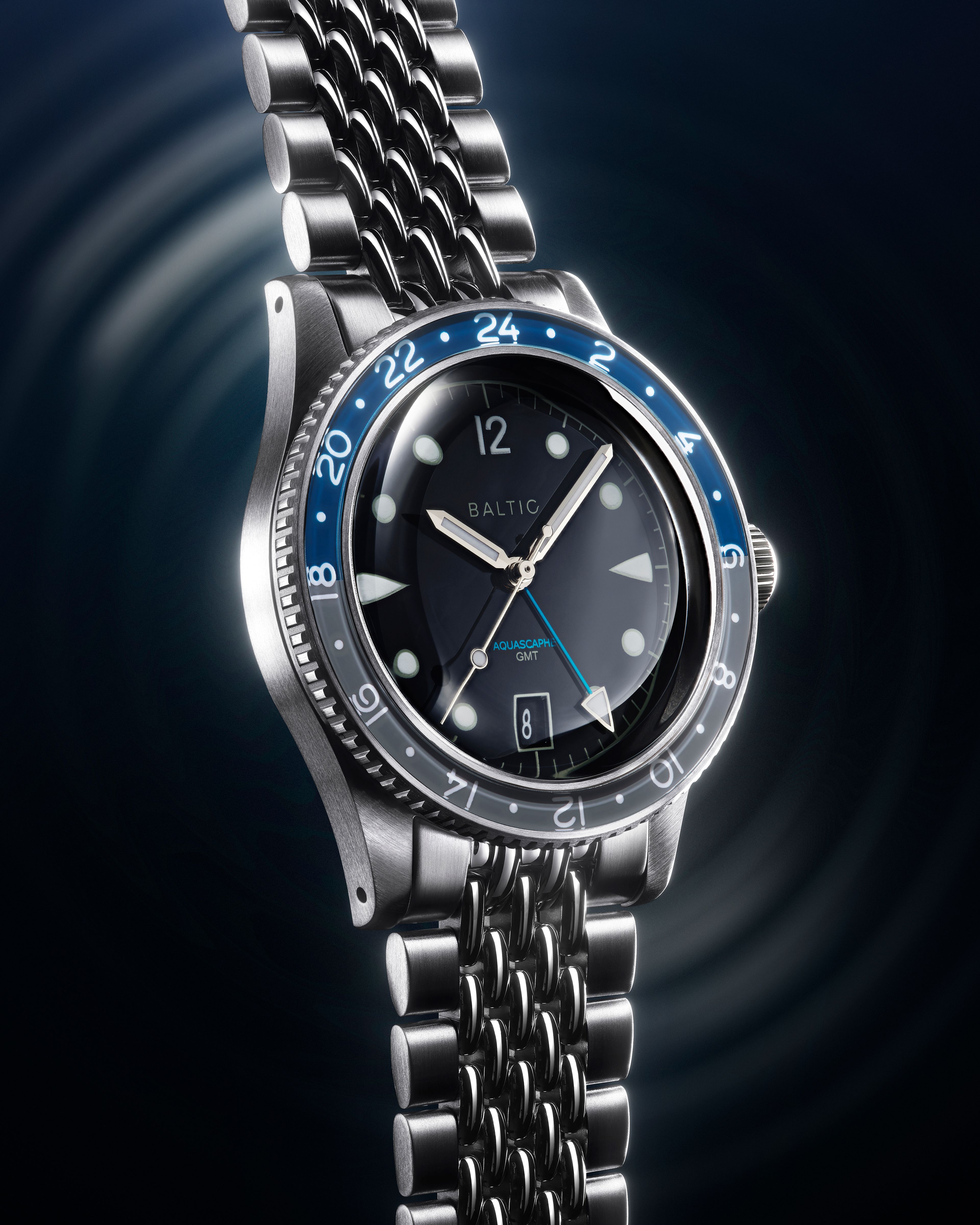 Aquascaphe GMT Grey - Baltic Watches