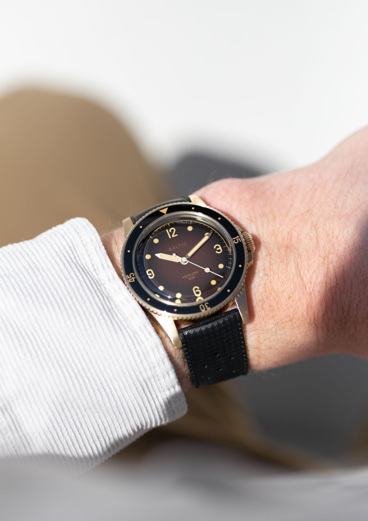 Aquascaphe Bronze Brown - Baltic Watches