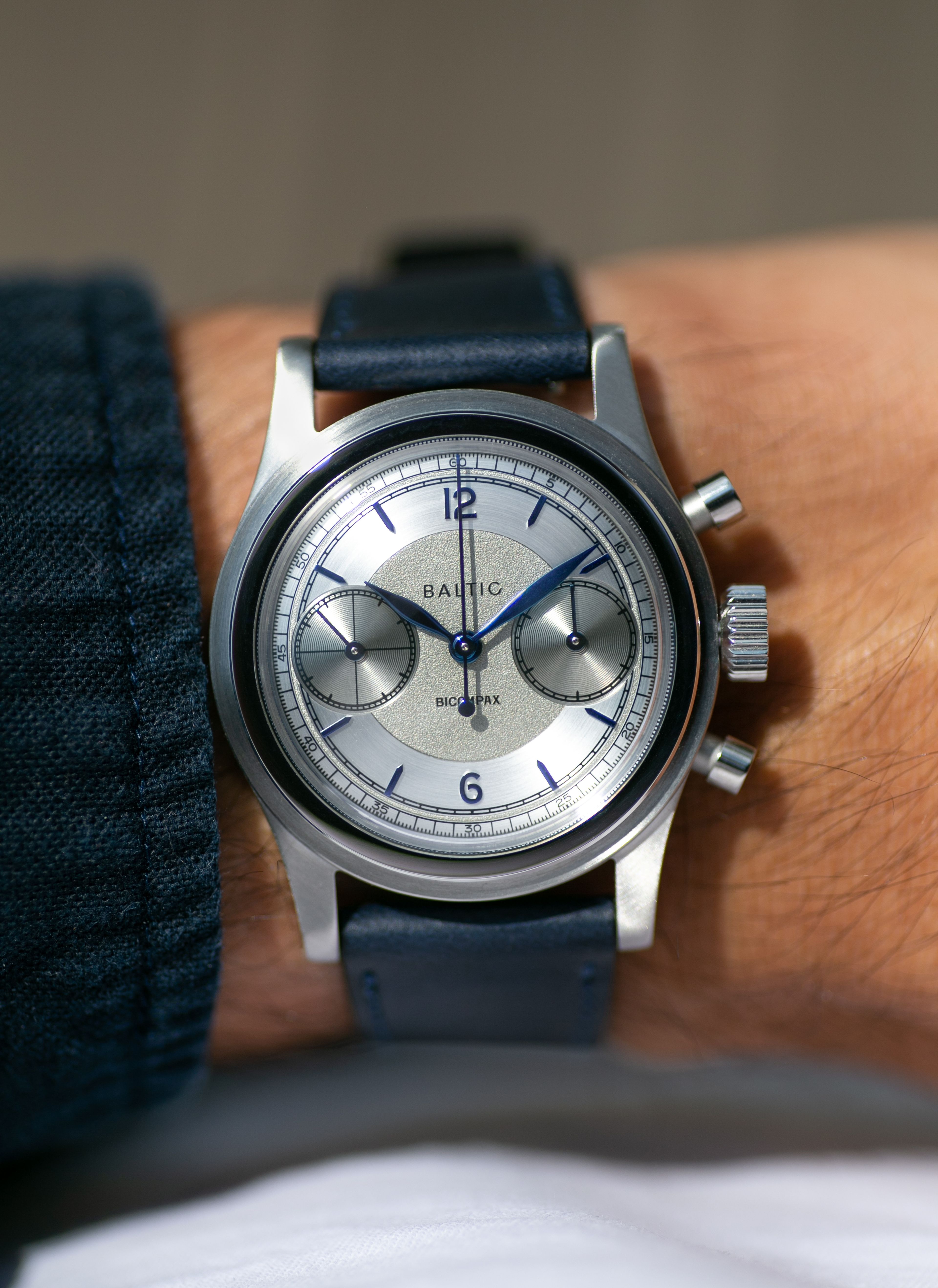 HMS 003 Blue Gilt - Baltic Watches