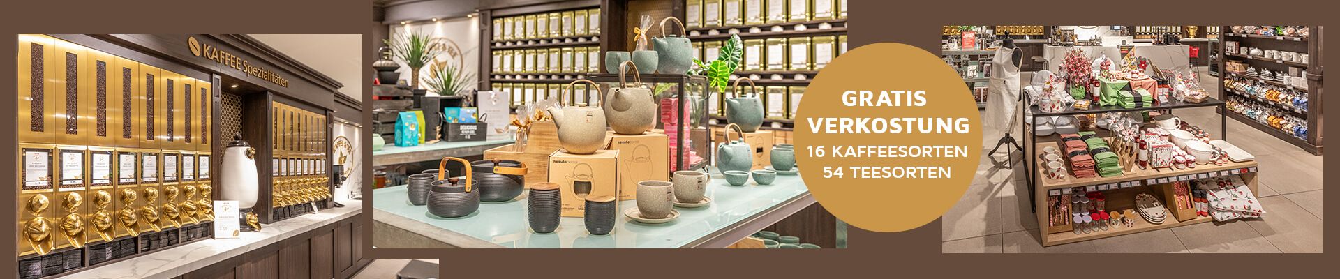 Kaffee-, Tee- & Geschenkeshop bei SEGMÜLLER | Möbelhaus & Onlineshop