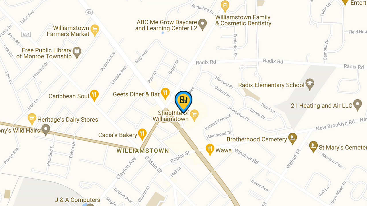 Williamstown Nj Google Maps