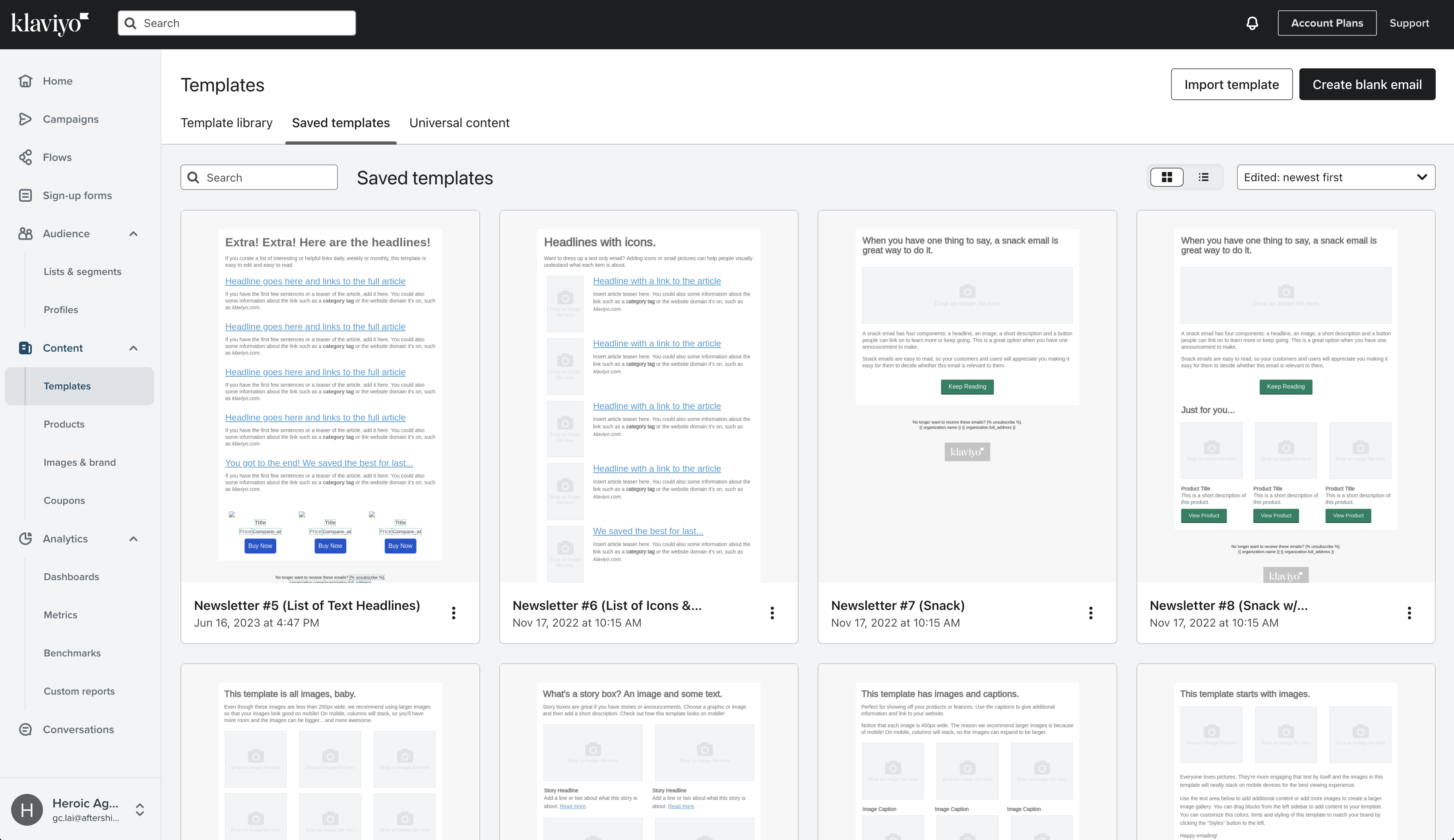 Klaviyo integration with AfterShip Returns