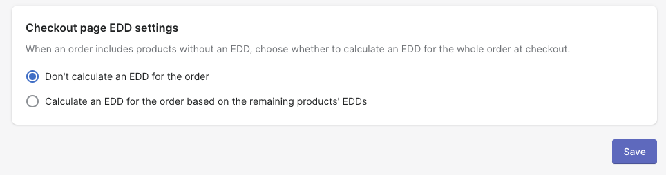 Tapcart Integration with AfterShip AI EDD