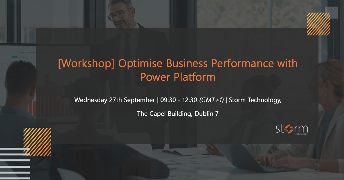 Workshop | Optimise Business Performance with Power Platform