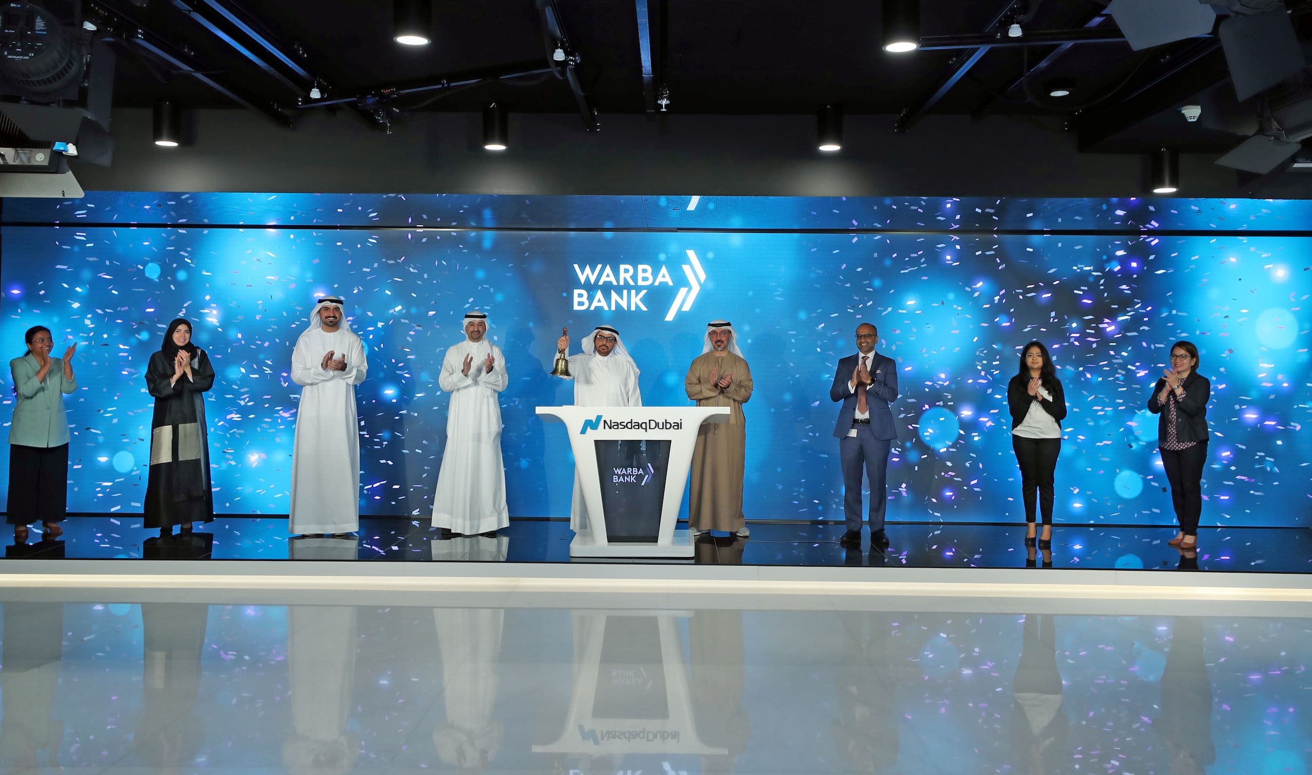 Nasdaq Dubai - Warba Bank rings market opening bell to celebrate the ...