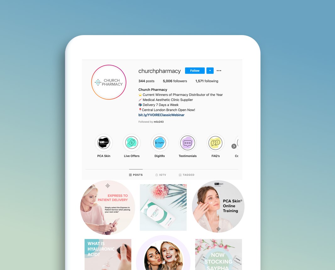 Church Pharmacy | Social Media Case Study | Online Pharmacy