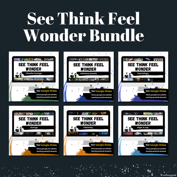 See Think Feel Wonder Pictures & Editable Google Slides Bundle | at the ...