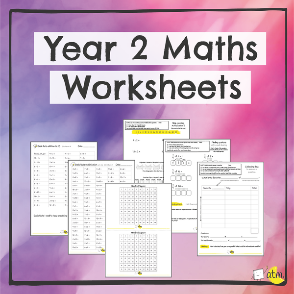 Year 2 Maths Worksheets | at the minute