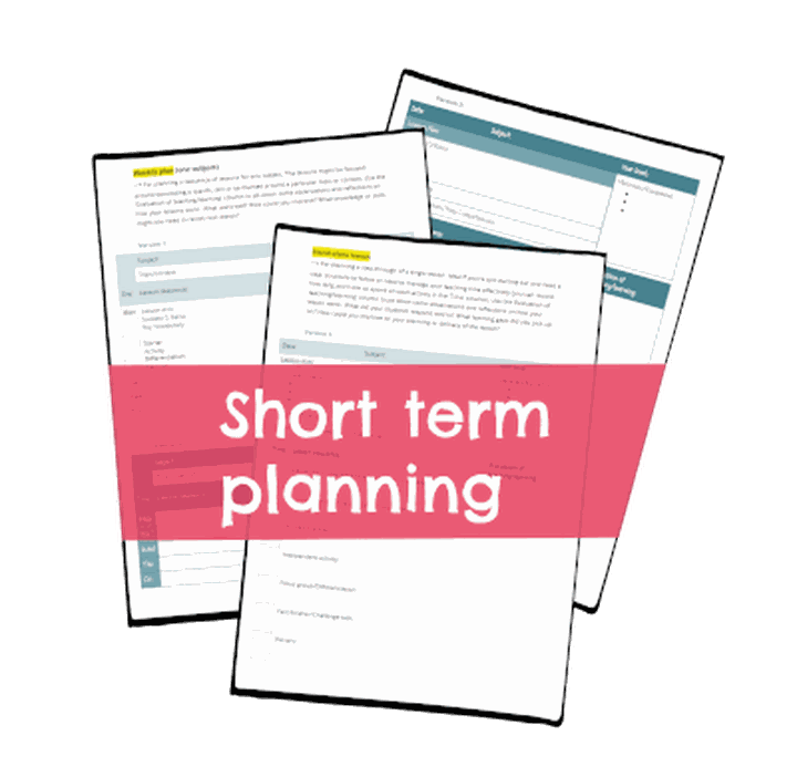 How to Lesson Plan Efficiently | at the minute