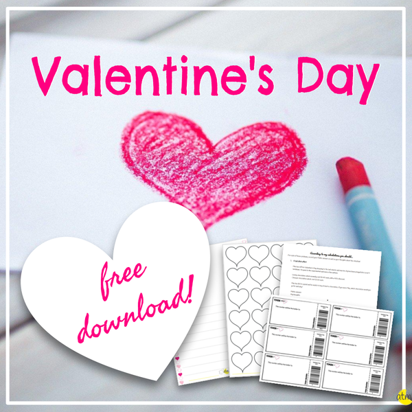 Free Valentine's Day Resources | at the minute