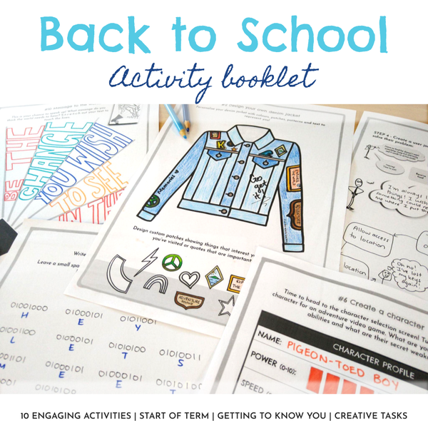 Back to School Activity Booklet | at the minute