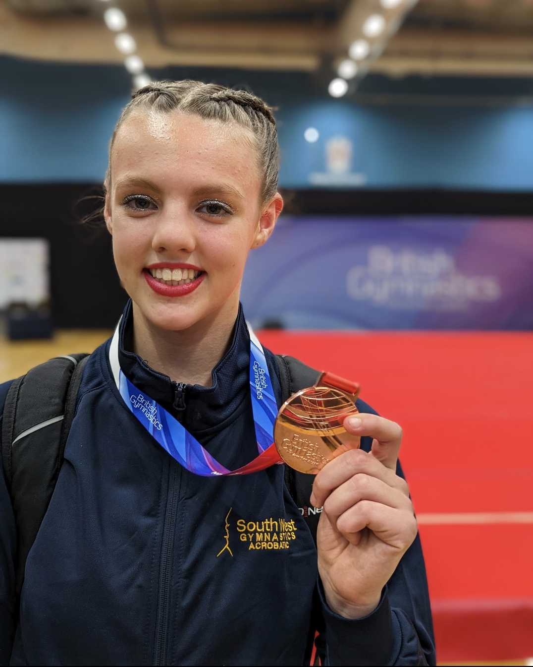 Olivia finds her amazing through her love of Acrobatic gymnastics